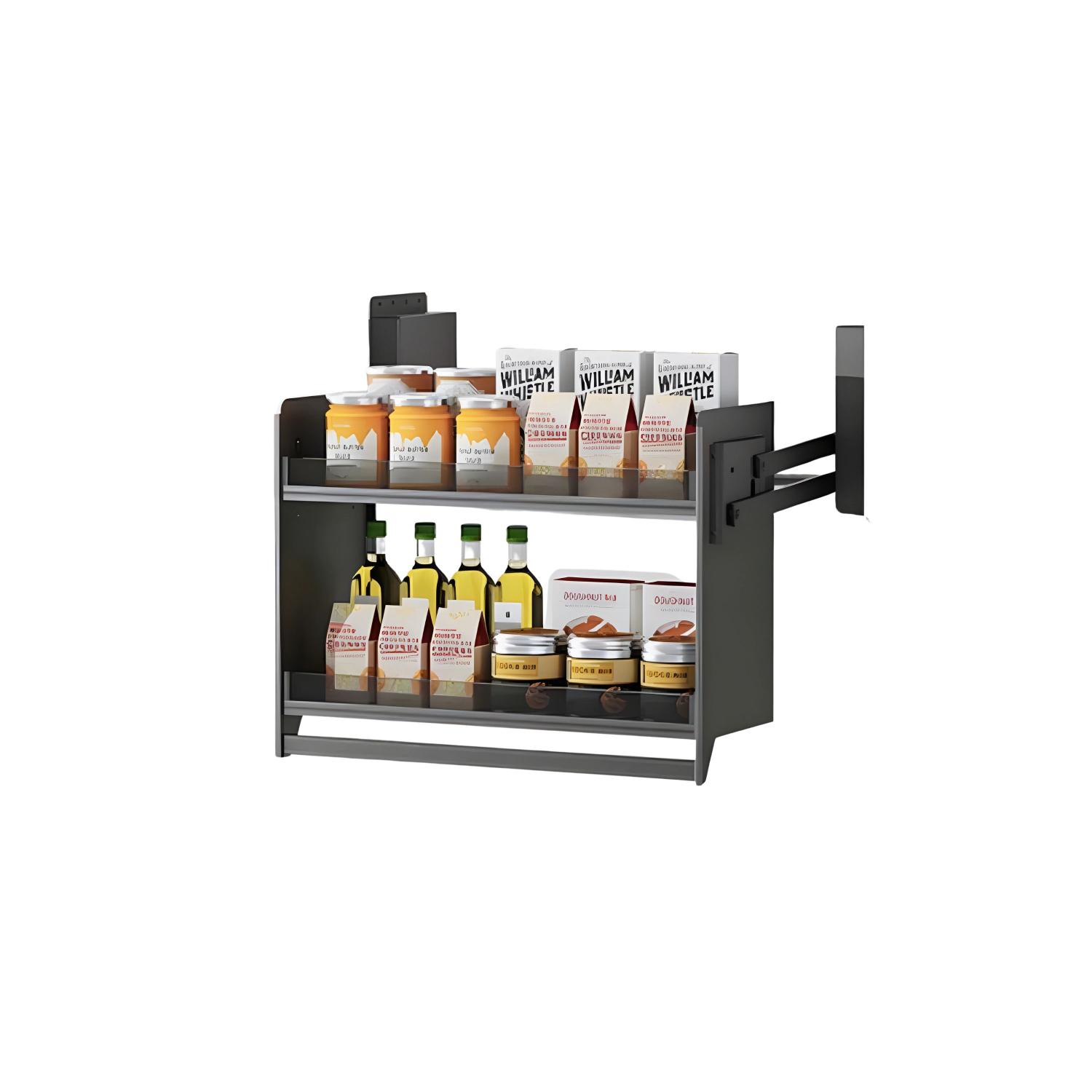 TF 3 motorized Kitchen pull-down storage lift mechanism - Tono Systems