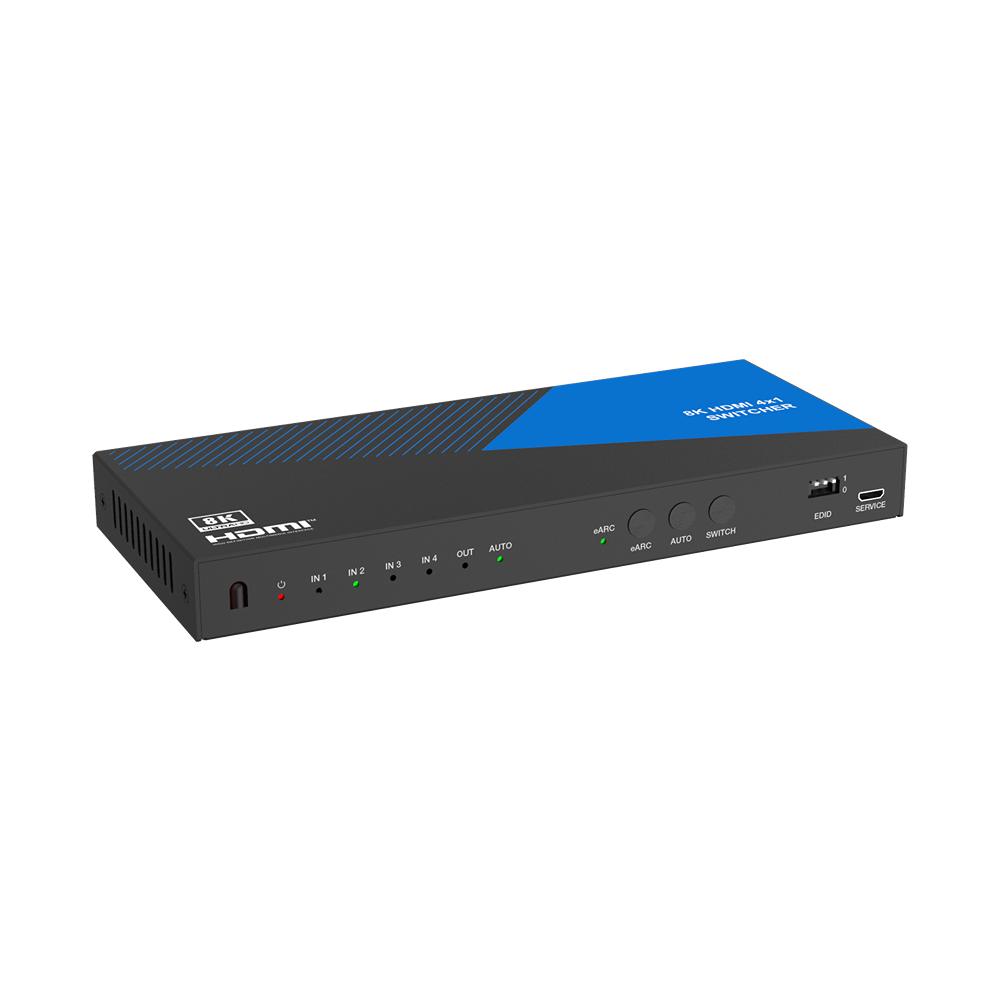Tono Pro X41: 4x1 8K HDMI Switcher with 4 Inputs