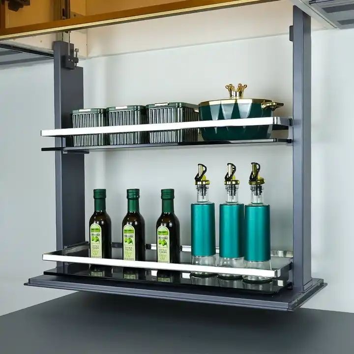 TM Series – Motorized Drop-Down Kitchen Cabinet Storage Lift - Tono Systems