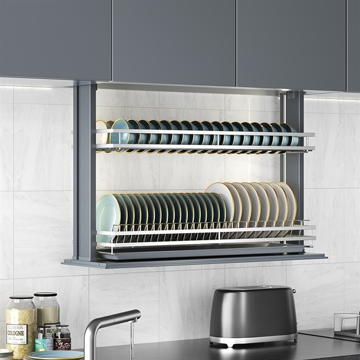 TM Series – Motorized Drop-Down Kitchen Cabinet Storage Lift - Tono Systems