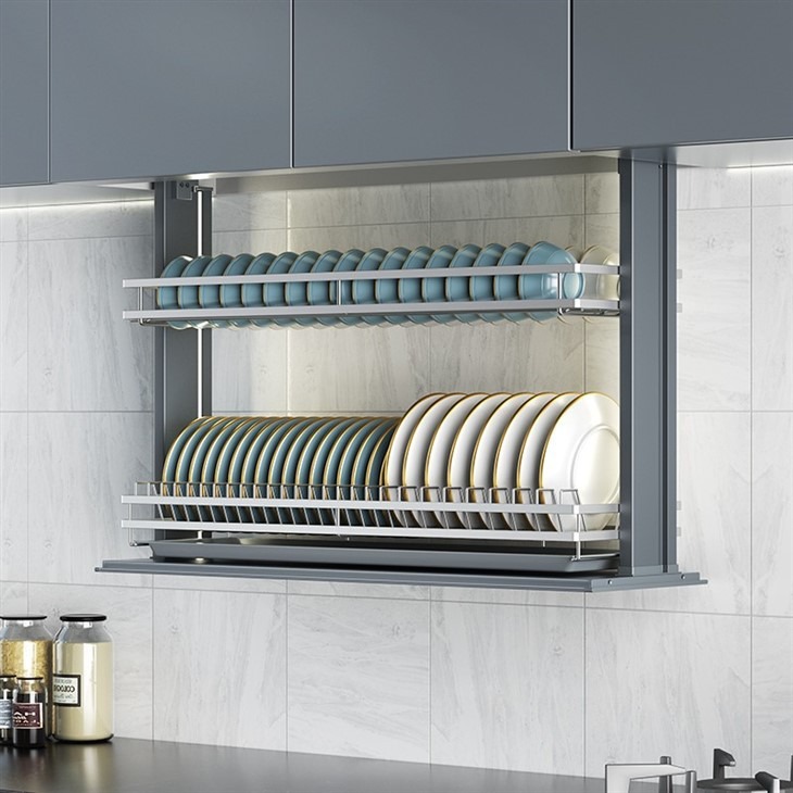 TM Series – Motorized Drop-Down Kitchen Cabinet Storage Lift - Tono Systems