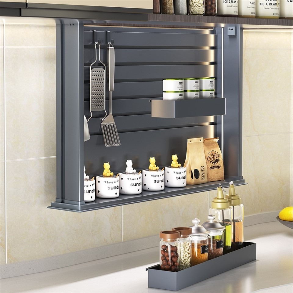 TM Series – Motorized Drop-Down Kitchen Cabinet Storage Lift - Tono Systems