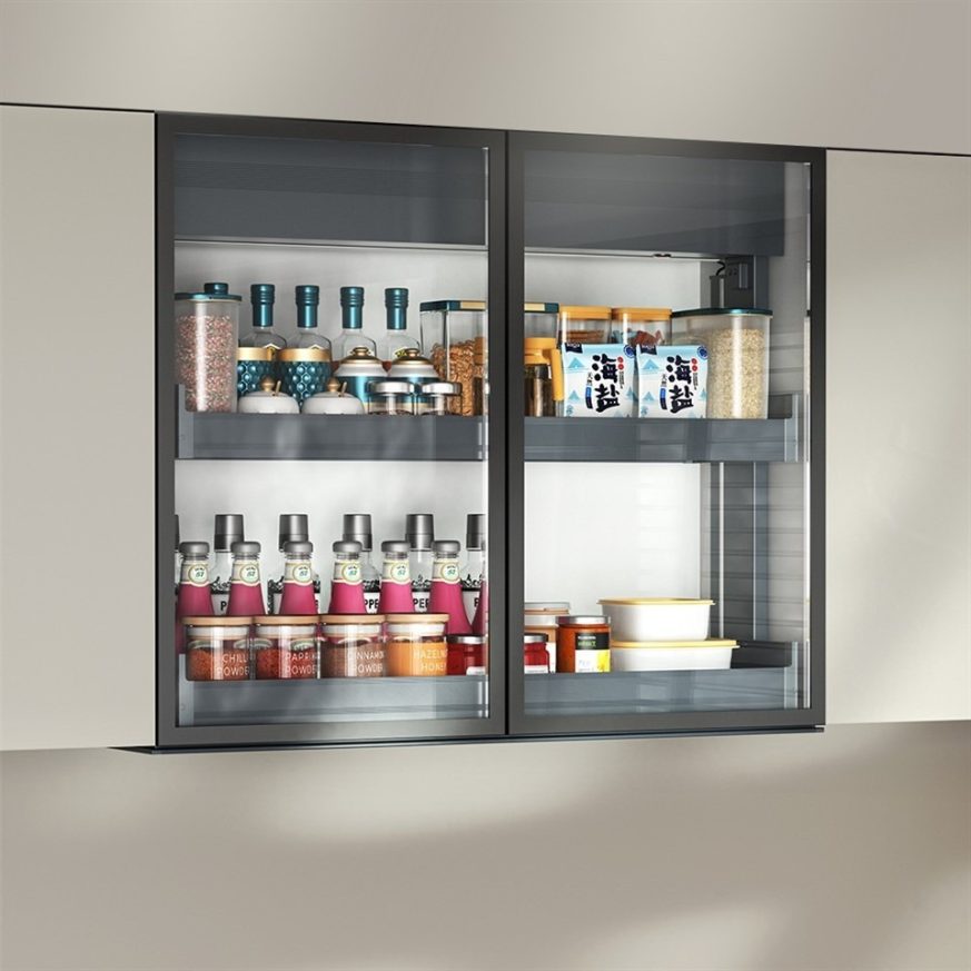 TM Series – Motorized Drop-Down Kitchen Cabinet Storage Lift - Tono Systems
